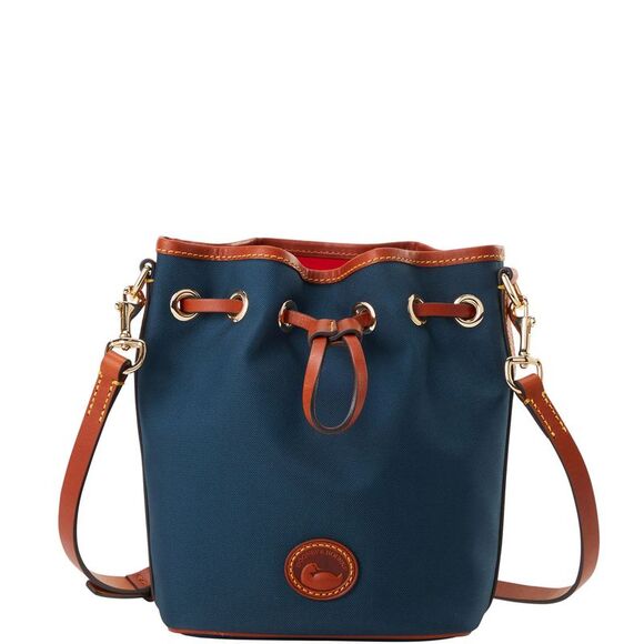 Dooney & Bourke | Bags | Dooney Bourke Nylon Small Drawstring Shoulder ...